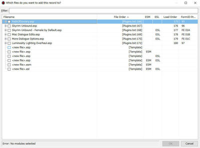 スカイリム 競合が出た！SSEEditでパッチを作らなければ！: 毎日がFantasy